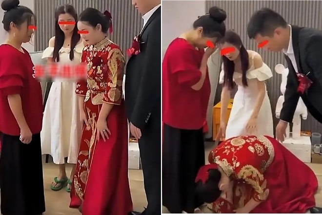 Cô dâu quỳ lạy xin cắt đứt quan hệ với mẹ ruột vì 2 tỷ đồng sính lễ